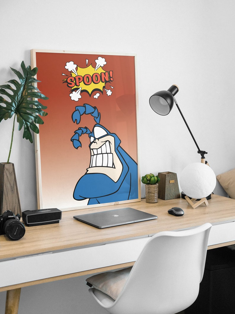 The Tick Cartoon Poster Print, the Tick Gift Poster, the Tickposter ...