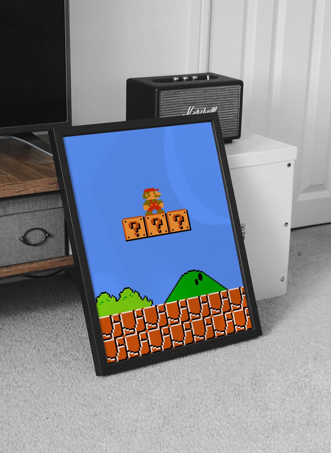 Super Mario Bros Poster Print Super Mario Bros T Poster Super Mario Bros Poster High