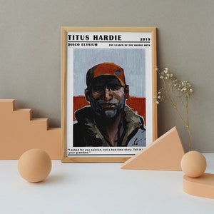Titus Hardie Disco Elysium Poster Print, Titus Hardie Gift Poster ...