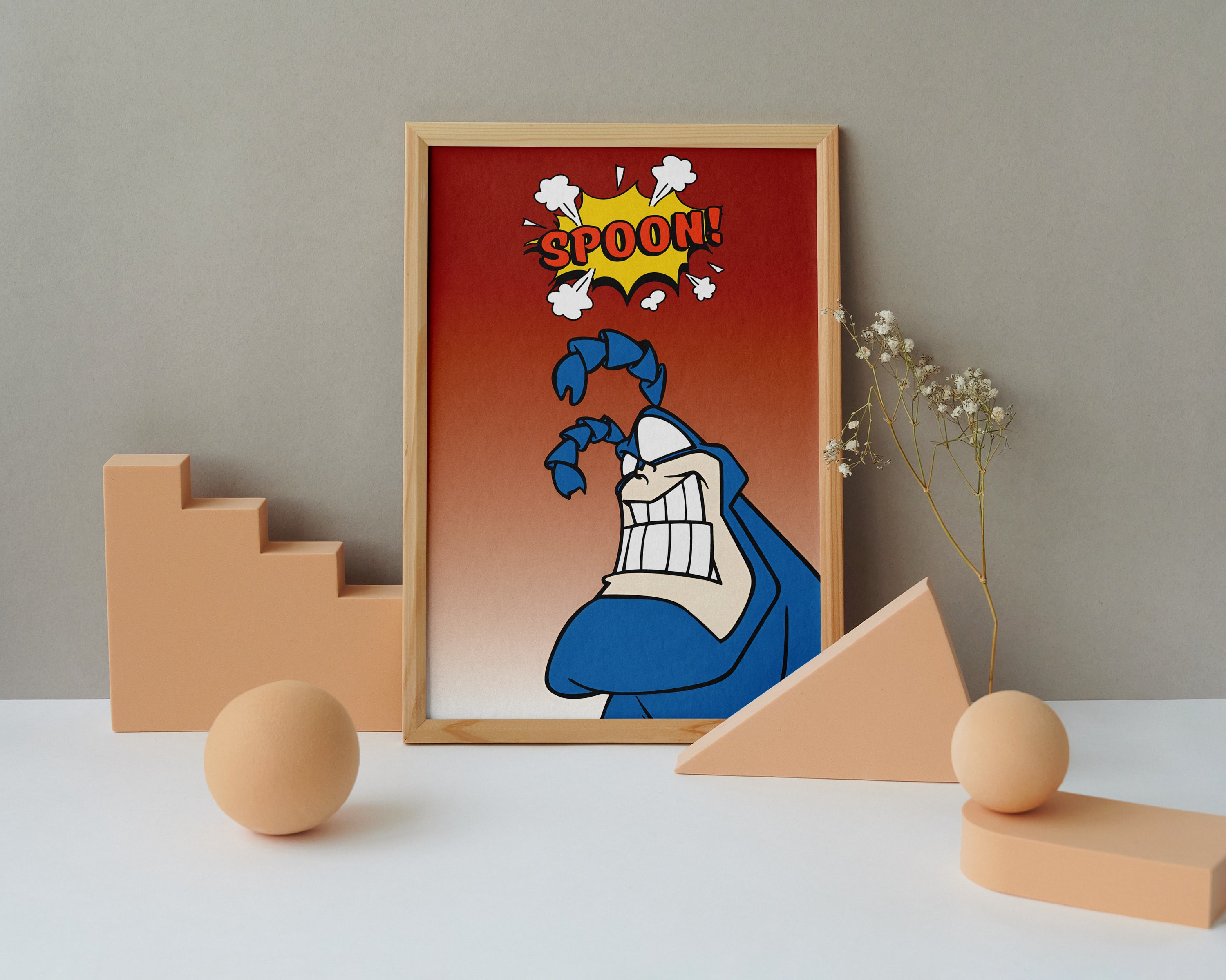 The Tick Cartoon Poster Print, the Tick Gift Poster, the Tickposter ...