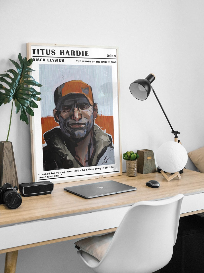 Titus Hardie Disco Elysium Poster Print, Titus Hardie Gift Poster ...