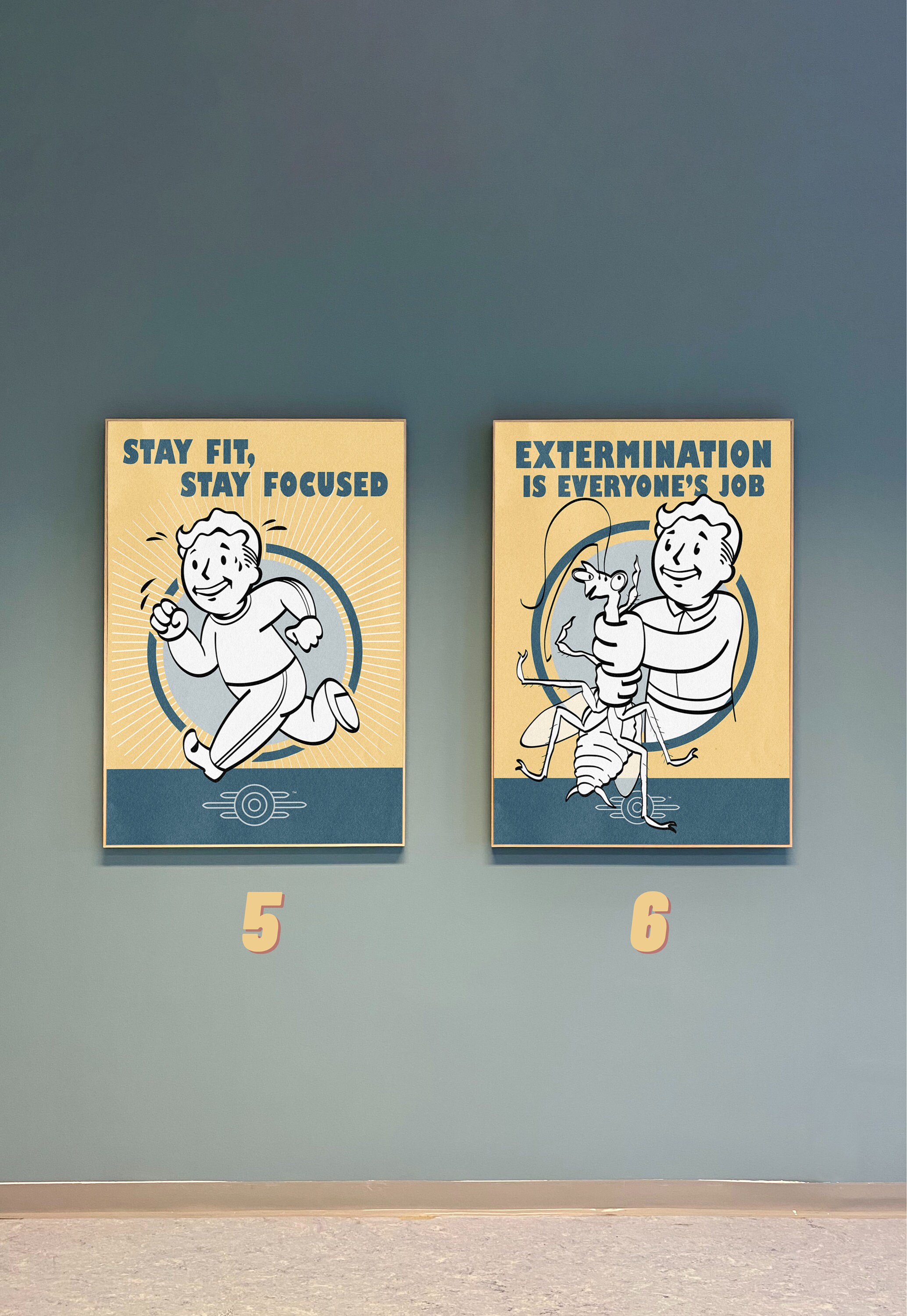 Fallout Vault Boy Poster Series Print, Fallout Vault Boy Gift Series ...