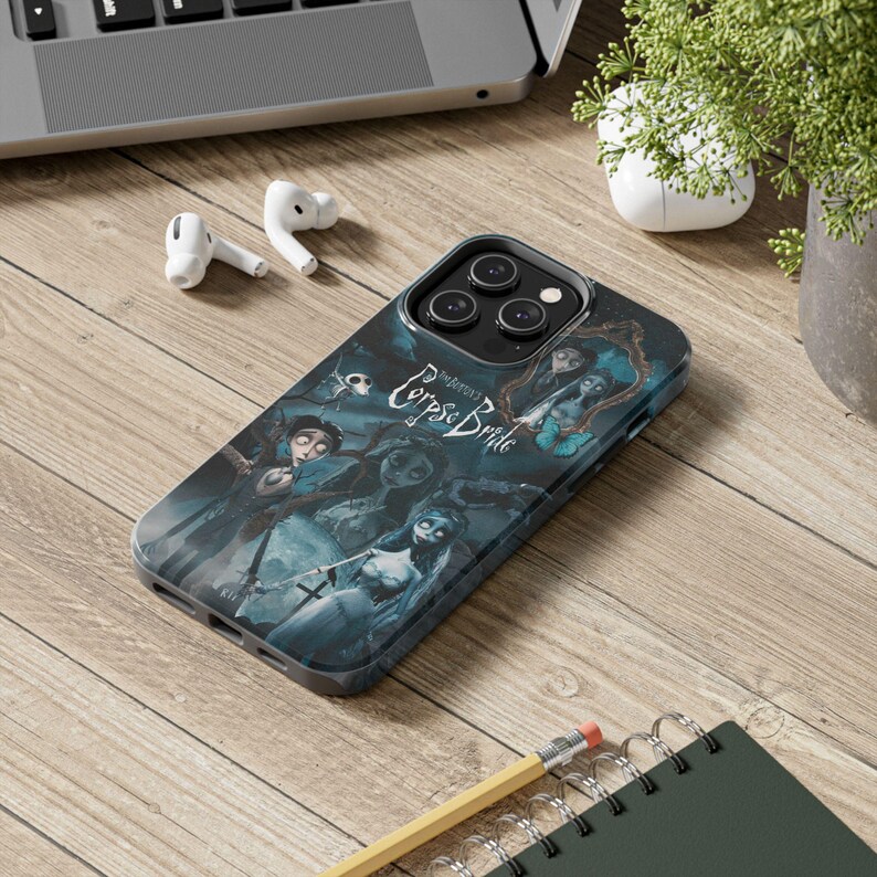 Corpse Bride Gothic Phone Case | Tough, Durable, Halloween Gift, Tim ...