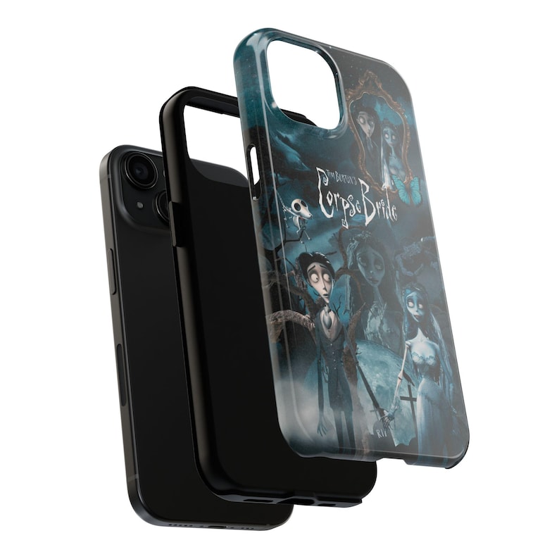 Corpse Bride Gothic Phone Case | Tough, Durable, Halloween Gift, Tim ...