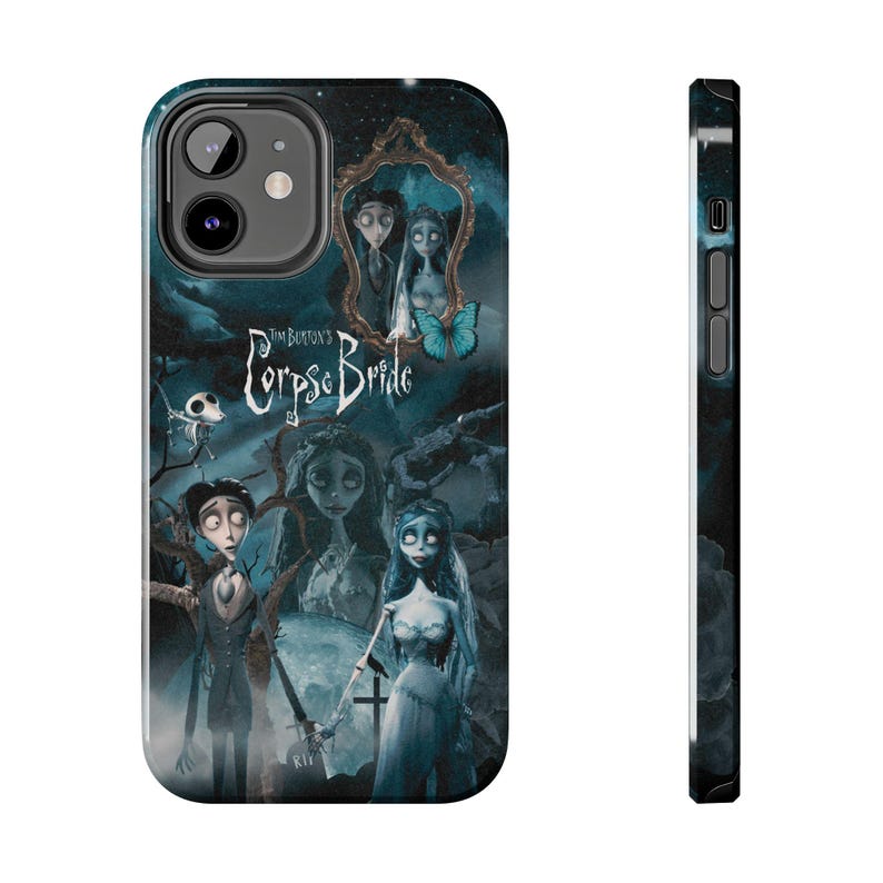 Corpse Bride Gothic Phone Case | Tough, Durable, Halloween Gift, Tim ...