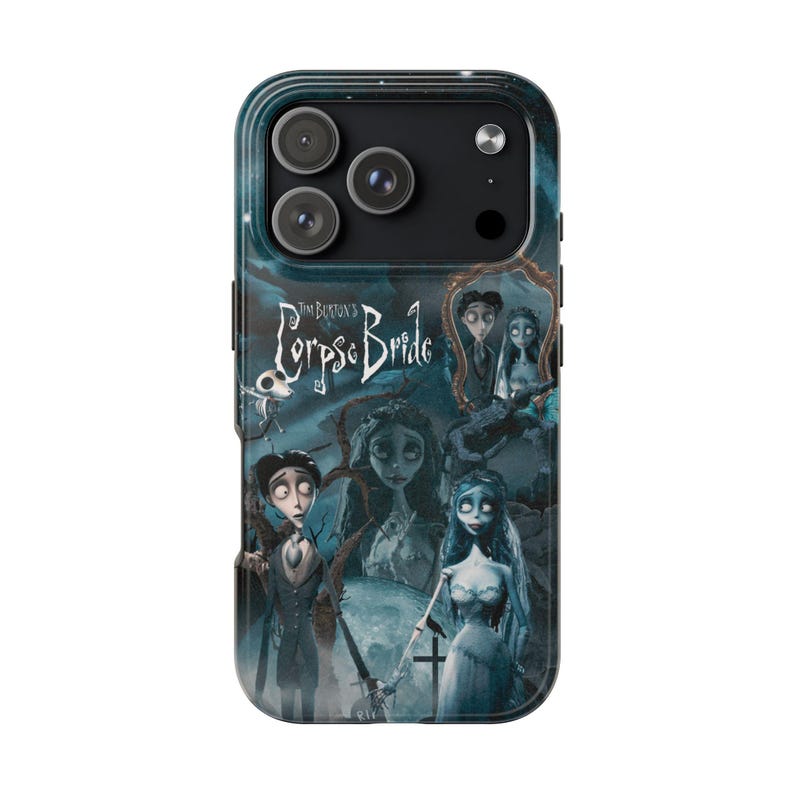 Corpse Bride Gothic Phone Case | Tough, Durable, Halloween Gift, Tim ...