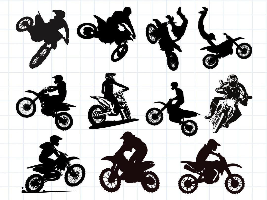 Motocross SVG, Motocross Rider Svg, Motocross Cricut, Motocross ...