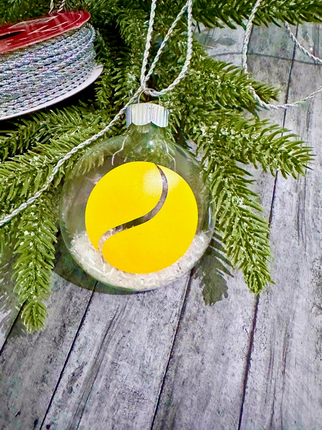 Tennis Ball Ornament Set - Etsy