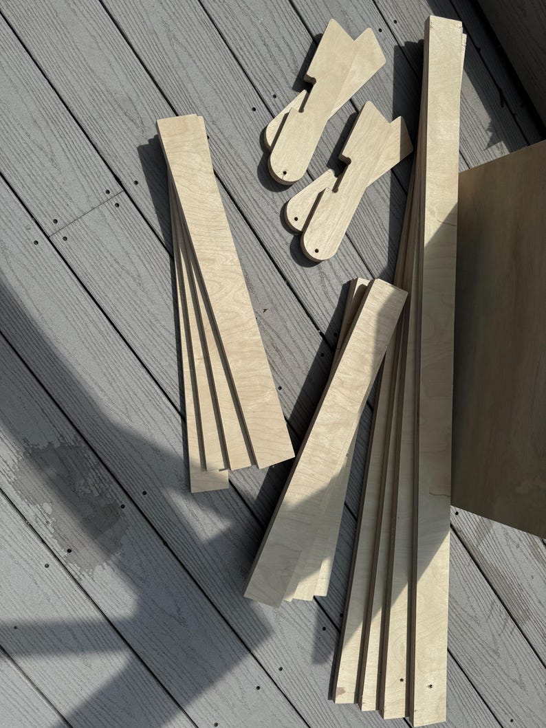 Unfinished Cornhole Board Kit | Birch Cornhole Kit | DIY Cornhole Game ...