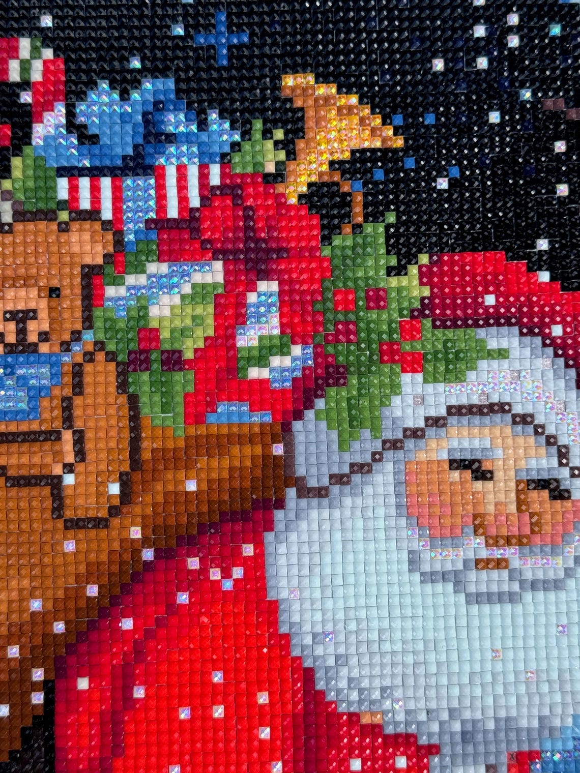 Diamond Painting Finished | Christmas Santa | Diamond Painting Wall Art ...