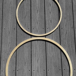 Wood Wreath Rings | 12” - 30” Wide | 1/4” Thickness | Unfinished Wood ...