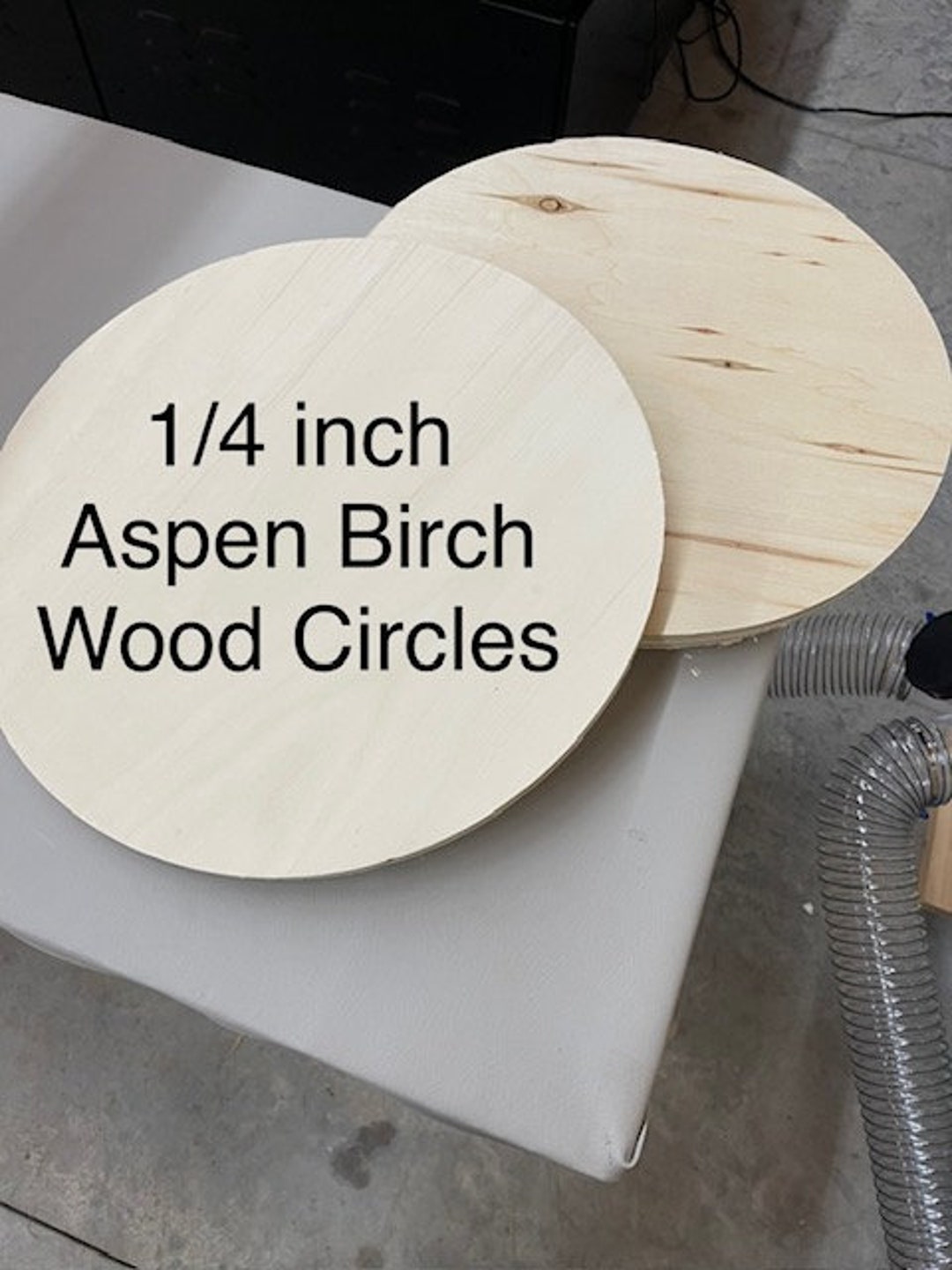 1/4 Inch Birch Wood Circle Blanks| Crafting Supply| Woodworking Supply ...