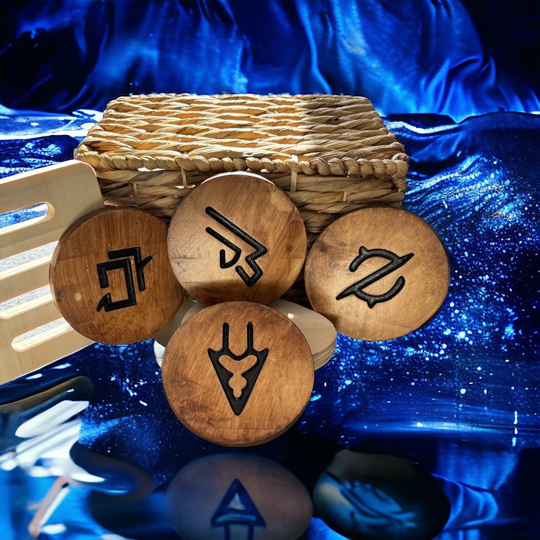 Final Fantasy Wood Coasters W/ Job Icon | Video Game Coasters | Drink ...