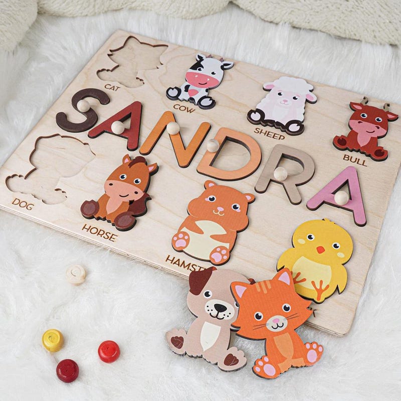 Name Puzzle - Etsy