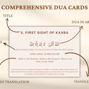 Hajj Dua Cards, Printable Hajj Duas, Hajj Dua Flashcards, Hajj Dua Book ...