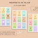 The Prophets in Islam Flashcards, 25 Prophets in Islam Flashcards PDF ...