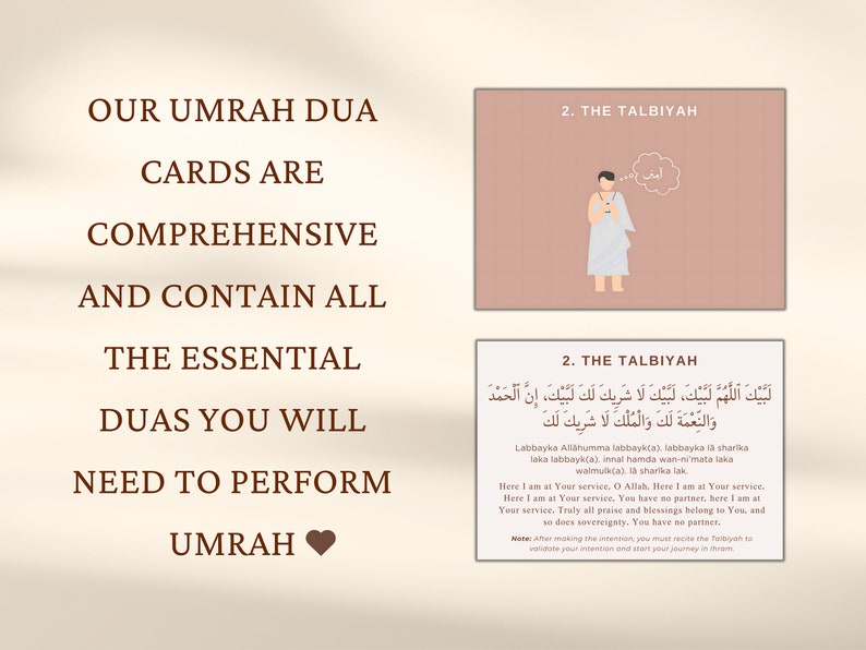 Umrah Duas Printable, Umrah Dua Cards Digital, Umrah Dua Flashcards, Islamic Duas for Umrah ...