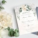 Nikkah Invitation Template, Islamic Wedding Invitation Green Floral ...