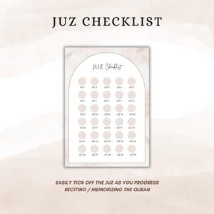 Digital Quran Journal, Quran Tracker PDF, Quran Study Planner, Quran ...