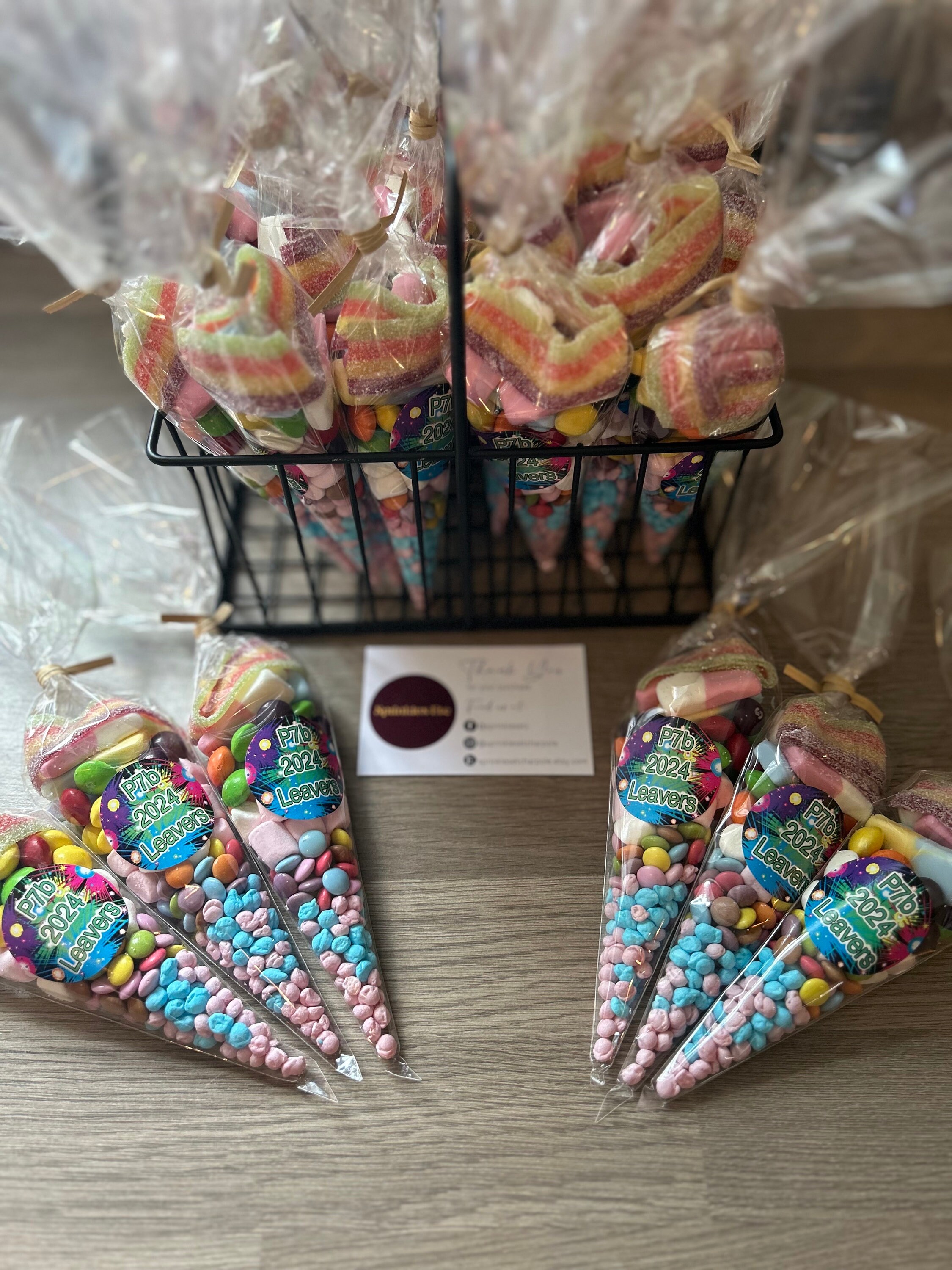 Class of 2024 / School Leavers Sweet Cone 75g End of School Treats ...