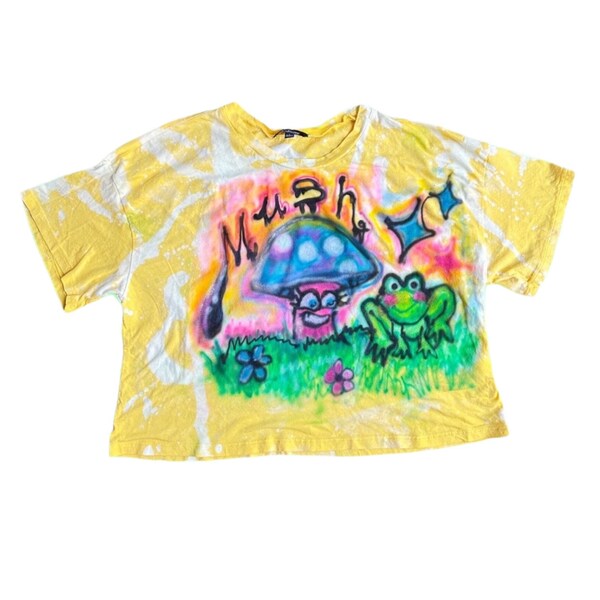 Airbrush Crop Top - Etsy