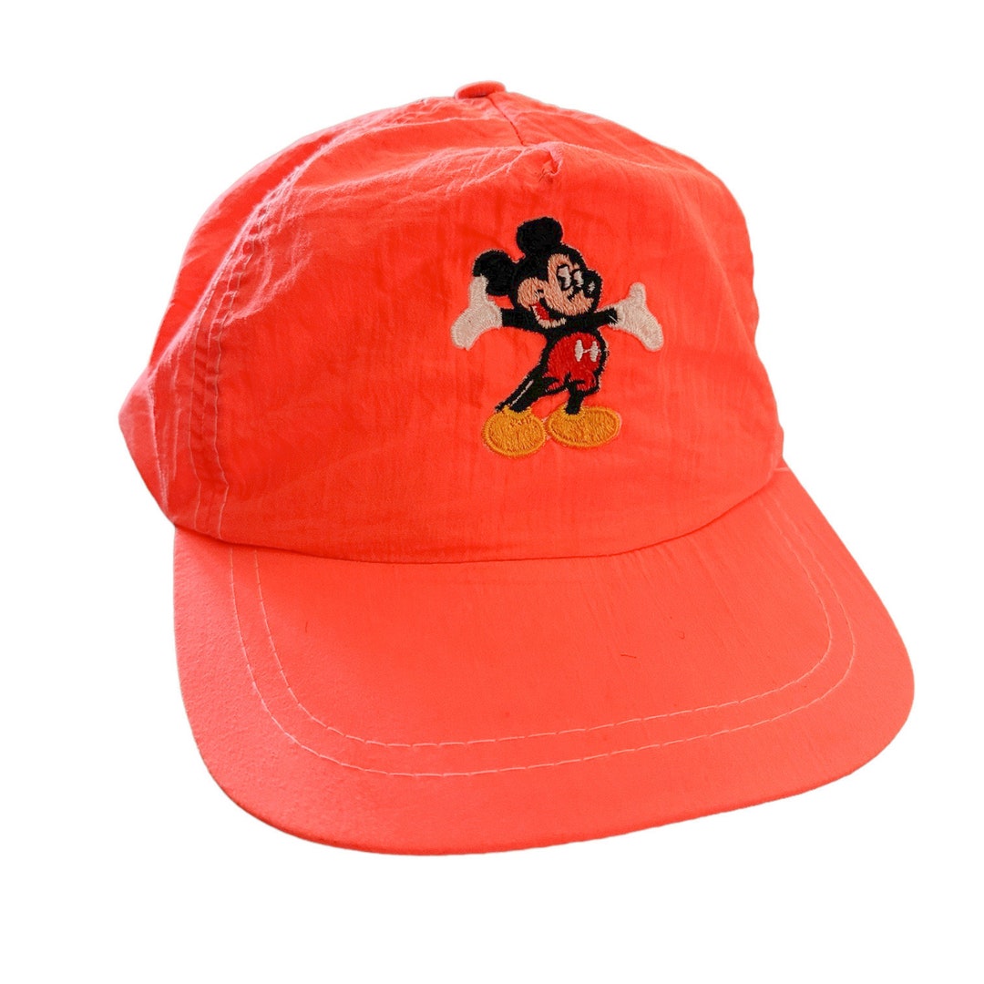 Vintage Neon Mickey Mouse Hat Day-glo - Etsy
