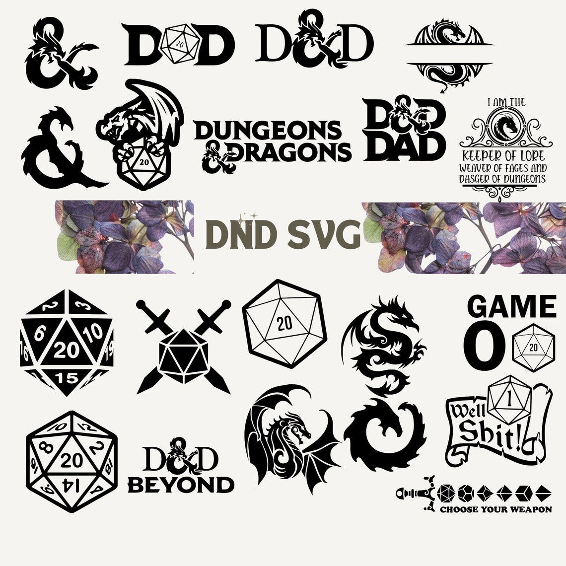 D&D Logo, Dungeons and Dragons Svg, Dnd Logo, Dungeons and Dragons Icon ...