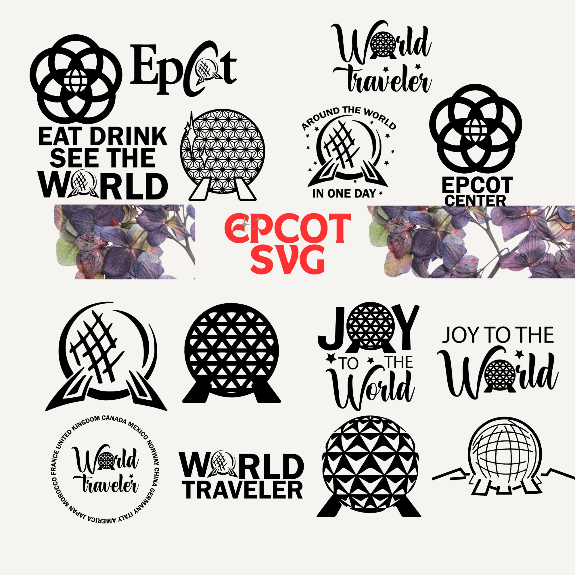 Epcot Svg,world Traveler Svg,family Vacation Svg,epcot Shirt,snacking ...