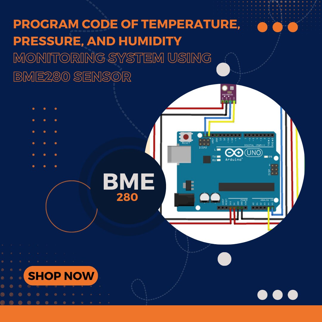 Program Code of Temperature Pressure and Humidity Monitoring - Etsy