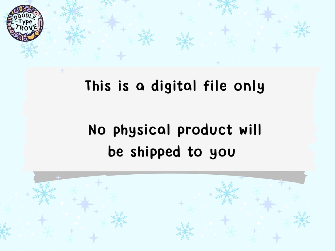 Winter Snowflake Alphabet Doodles | Hand-drawn Clipart Letters ...