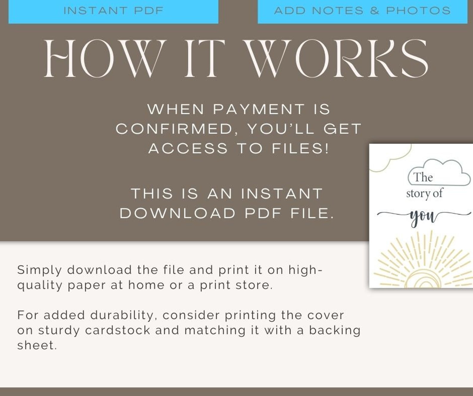 Printable Baby Book Pages | Baby Journal | Baby Memory Book PDF ...