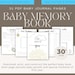 Printable Baby Book Pages | Baby Journal | Baby Memory Book PDF ...