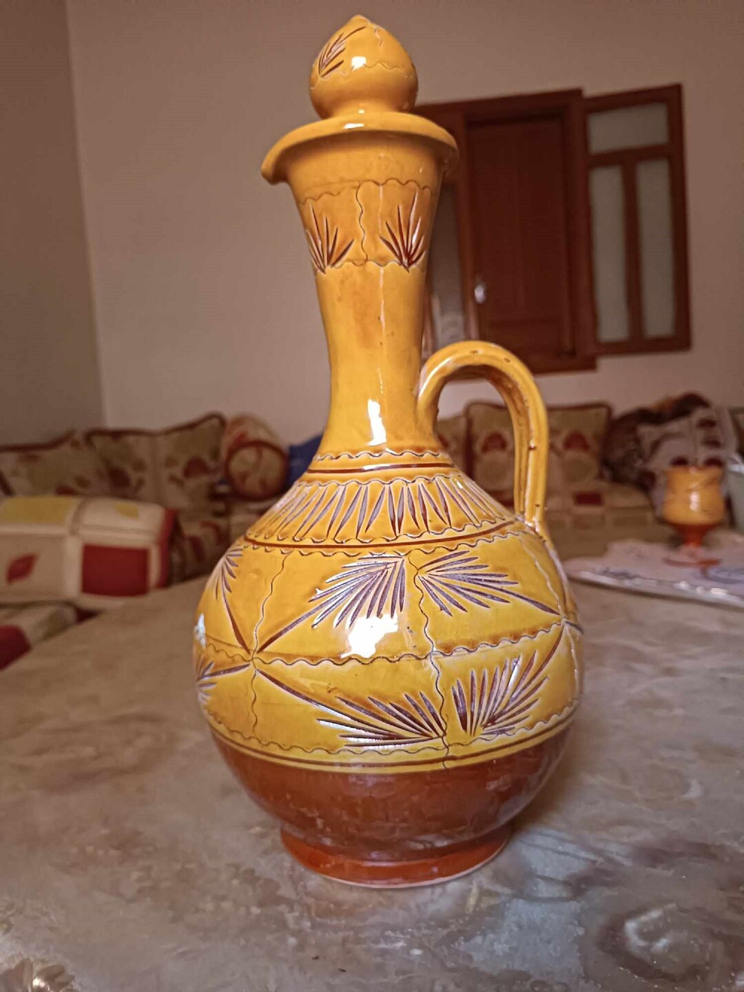 Moroccan Jug Moroccan Pitchermoroccan Ceramic Jug Kitchen & - Etsy