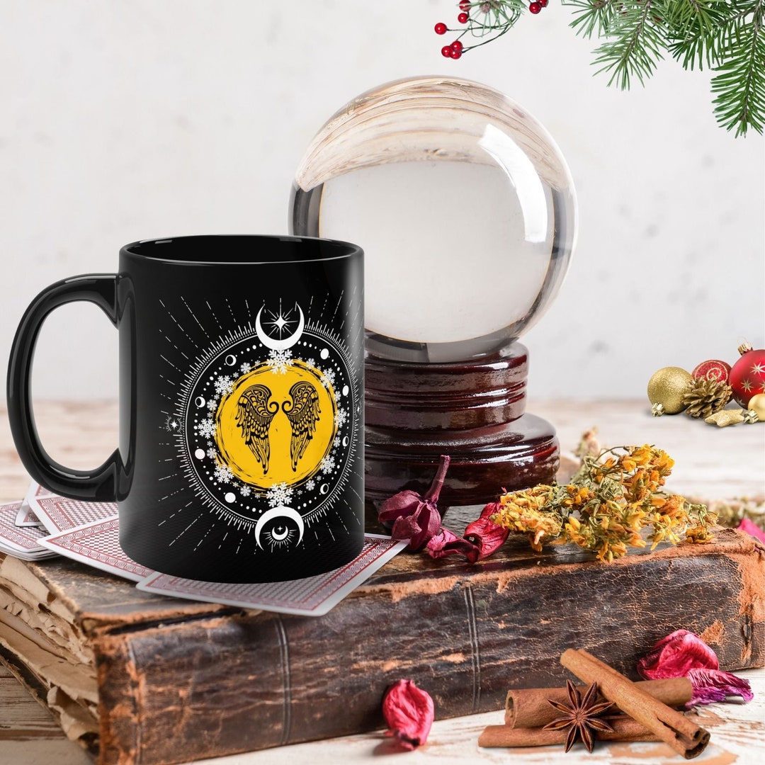 Christmas Coffee Cup Secret Santa Hot Chocolate Boho Mug Gift for Her ...