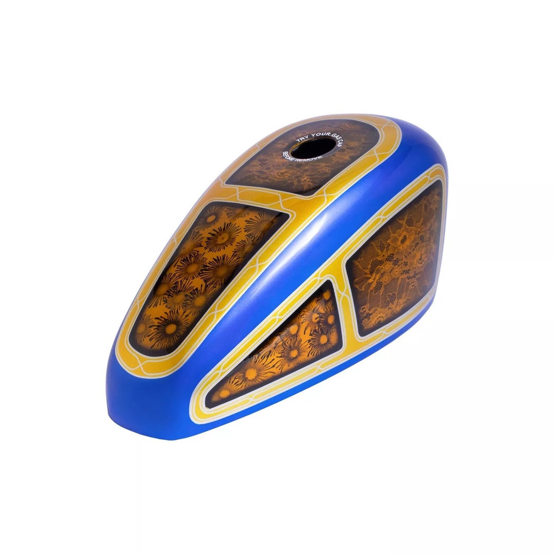 Gas Tank Cover Low Rider 7 Simonkustom, Fits on Harley Davidson, Indian ...