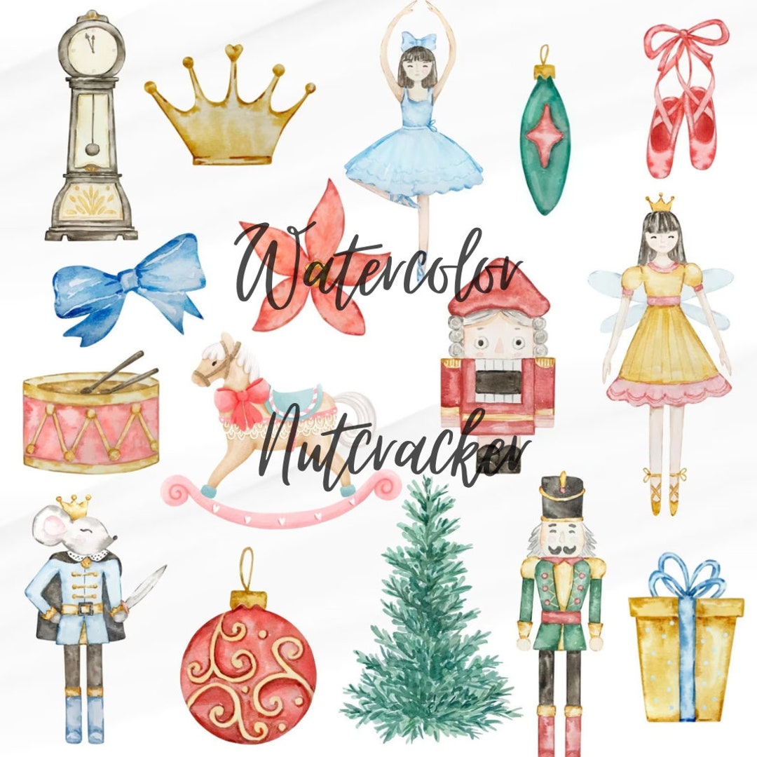 Nutcracker Clip Art Sugar Plum Fairy Clip Art Christmas - Etsy