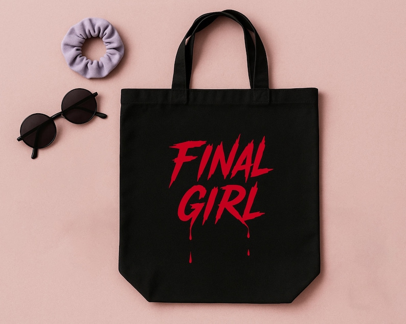 Final Girl Tote Bag – Horror Tote, Slasher Film Inspired Bag, Goth ...
