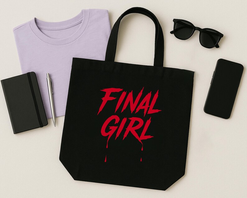 Final Girl Tote Bag – Horror Tote, Slasher Film Inspired Bag, Goth ...