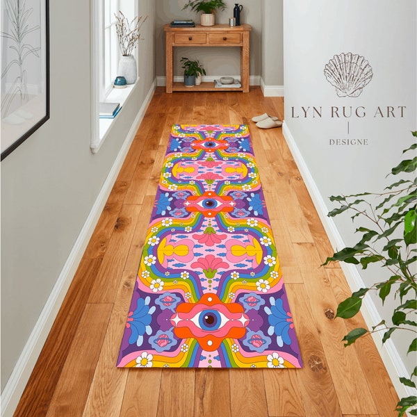 Trippy Rug - Etsy