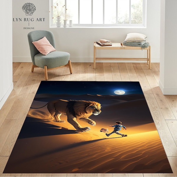 Lion Rug - Etsy