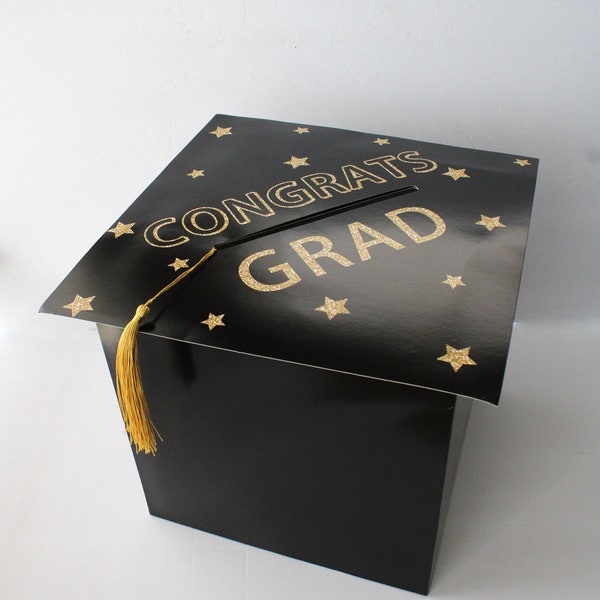 Graduation Cap Money Box Svg - Etsy