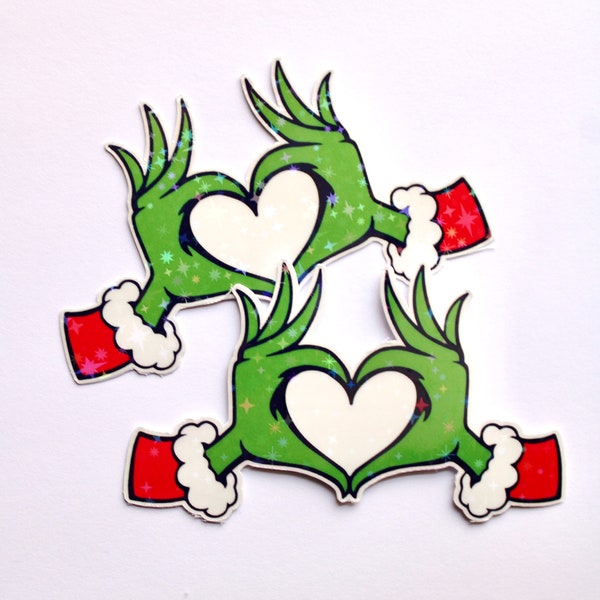 The Grinch Stickers - Etsy