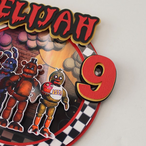 Five Nights at Freddys Cake Topper - Etsy