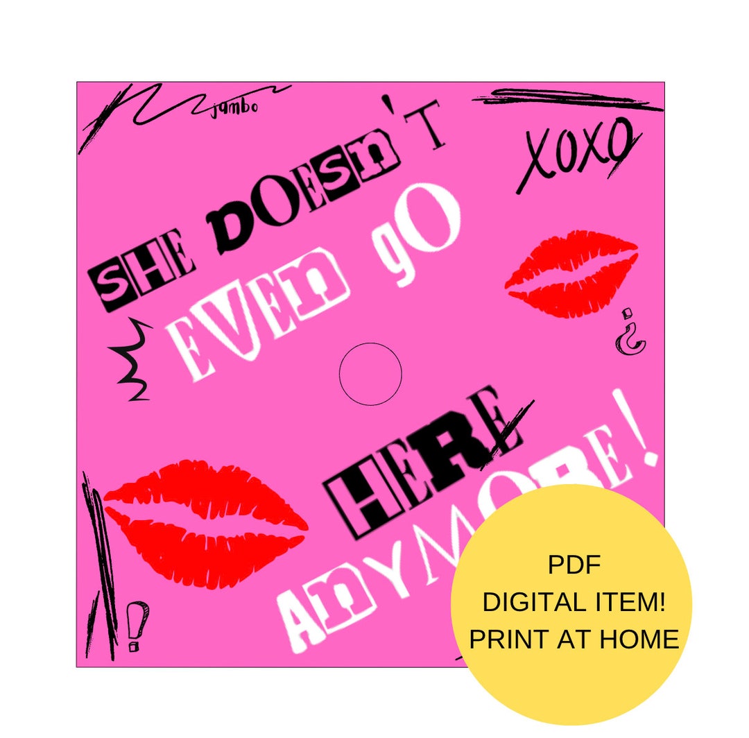 Printable She Doesn't Even Go Here Anymore Graduation Cap Topper, Funny ...