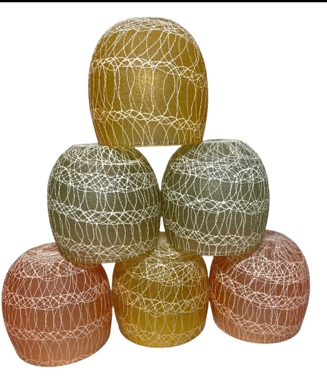 1950's Color Craft Spaghetti String Roly Poly Shat-r-pruf Cocktail ...