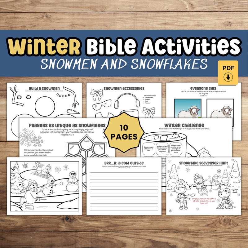 Snowflake Bible Study - Etsy