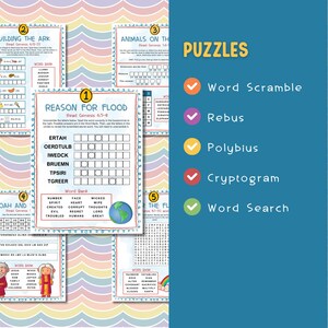 Bible Escape Room for Kids Noah's Ark Escape Room Genesis Escape Room ...