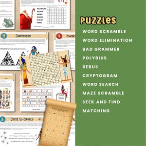 Bible Escape Room With Moses and the Plagues of Egypt Print and Play ...