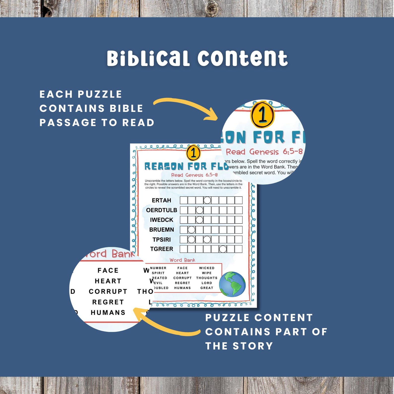 Bible Escape Room for Kids Noahs Ark Escape Room Christian Kid Bible ...