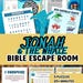Bible Escape Room Puzzle Printable Religious Game Kids Church Mystery ...